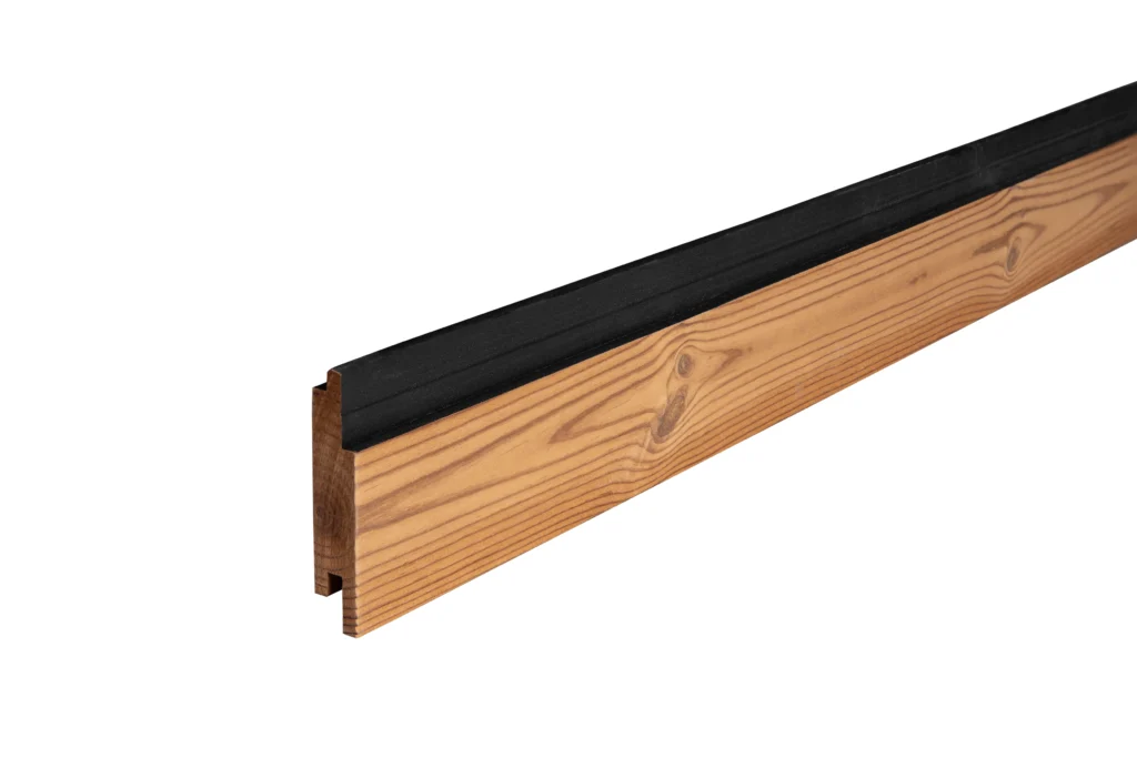 Benchmark Pine Cladding 1x4 C34 Mix & Match Stripes Brushed