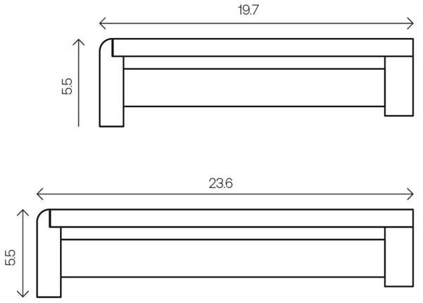 Sauna Aspen Bench Module - Thermory USA