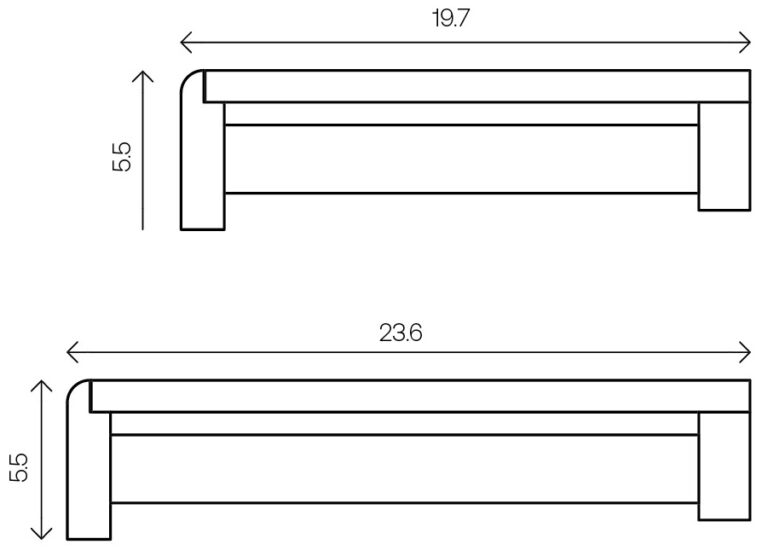 Sauna Aspen Bench Module - Thermory USA