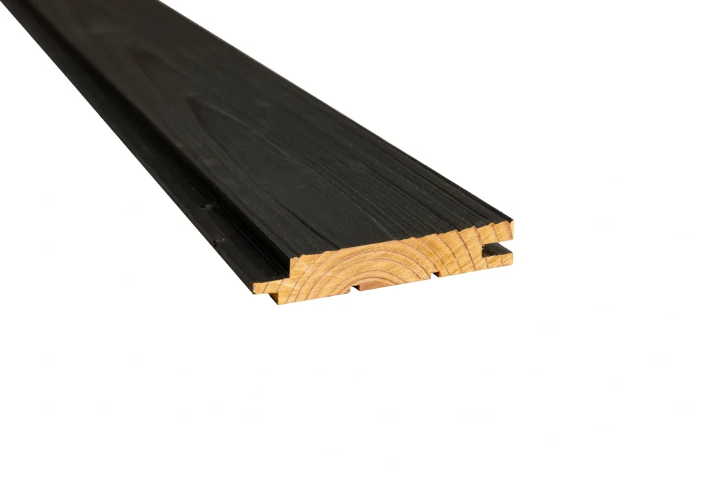 Sauna Spruce Wall Paneling 1x4 STS4 Brushed - Thermory USA